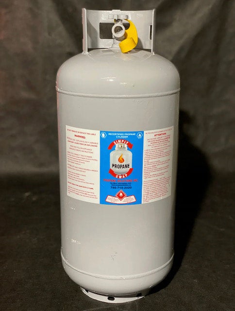 40lb Steel Propane Tank with OPD Valve (Refurbished) | SS Propane ...